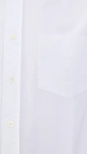 KNICKERBOCKER Beefy Cotton Oxford Shirt - White