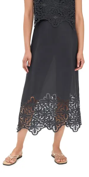 Splendid Pia Eyelet Skirt