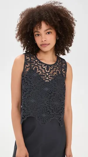 Splendid Eyelet Top