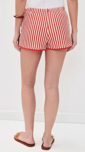 BAILEY ROSE Striped Knit Shorts