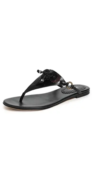Isabel Marant Étoile Elato Thong Sandals - Black
