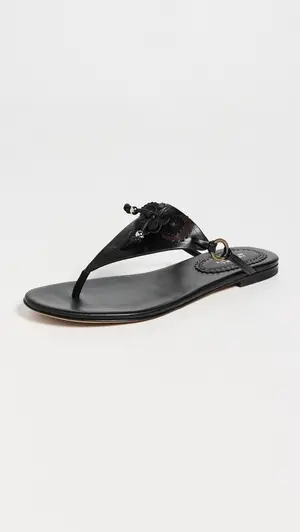 Isabel Marant Étoile Elato Thong Sandals - Black