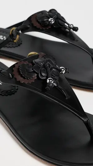 Isabel Marant Étoile Elato Thong Sandals - Black