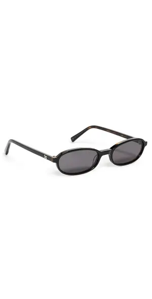 JIMMY FAIRLY Emmy Tortoiseshell Sunglasses - Black