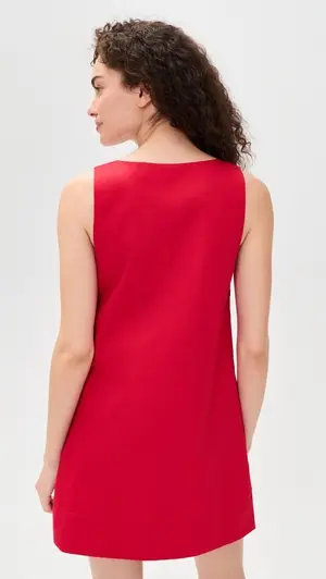 Joe's Jeans Scoop Neck Mini Dress - Cherry Red