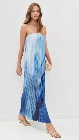 4TH & RECKLESS Finley Strapless Maxi Dress