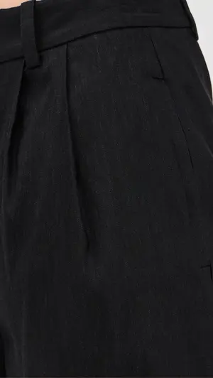 Alice + Olivia Conry Pleated Bermuda Shorts