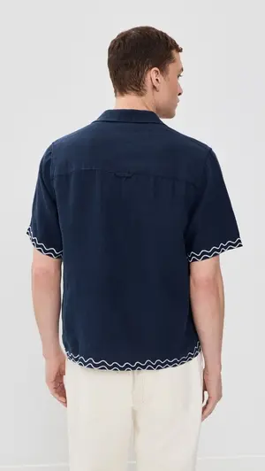 FAR AFIELD Veloso Flock Palm Shirt