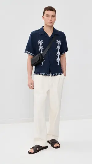 FAR AFIELD Veloso Flock Palm Shirt