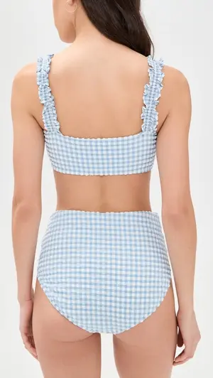 Hill House Home Teagan Bikini Set - Blue Gingham