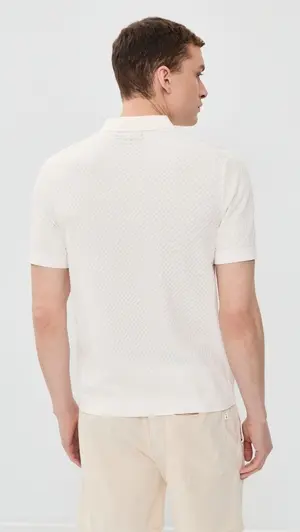 Theory Carin Short Sleeve Shirt In Tactile Cotton