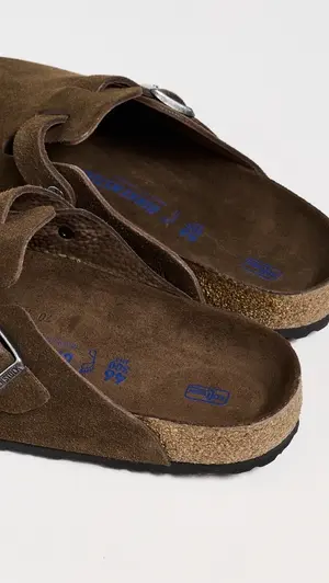 BIRKENSTOCK Boston Soft Footbed Tonal Sandals - Carafe