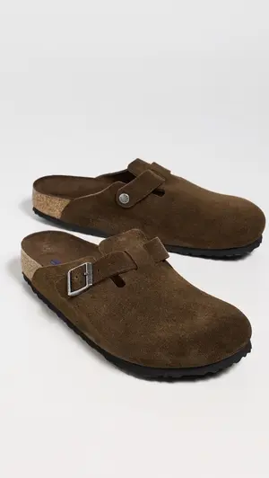 BIRKENSTOCK Boston Soft Footbed Tonal Sandals - Carafe