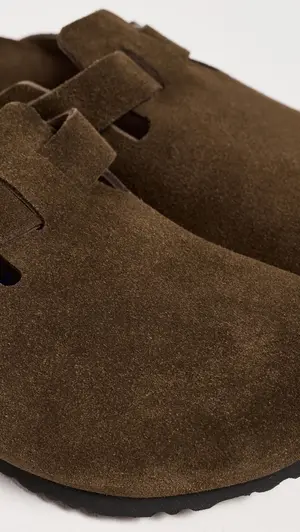 BIRKENSTOCK Boston Soft Footbed Tonal Sandals - Carafe