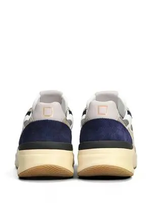 D.a.t.e. Fuga 20 Panelled Lace-up Sneakers - Neutrals