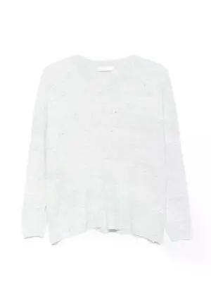 Fedeli Marl-effect Crew-neck Sweater