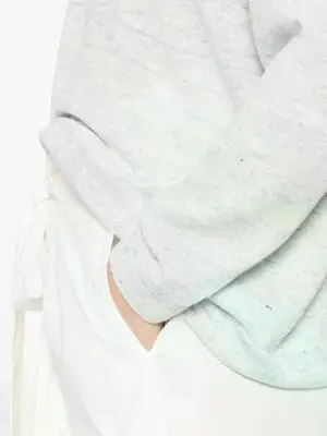 Fedeli Marl-effect Crew-neck Sweater