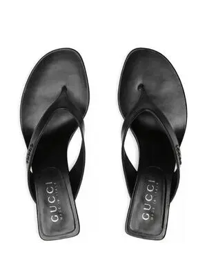 Gucci Vittoria Leather Sandals