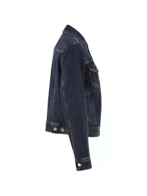 7 For All Mankind Contrast-stitch Denim Trucker Jacket