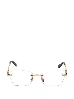 BVLGARI Serpenti Rimless Eyeglasses - Gold