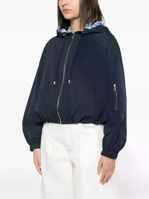 Liu Jo Hooded Zip Jacket - Blue