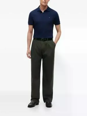 Tommy Hilfiger 1985 Logo-patch Piqué Polo Shirt - Blue