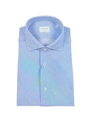 XACUS Geometric-print Shirt - White