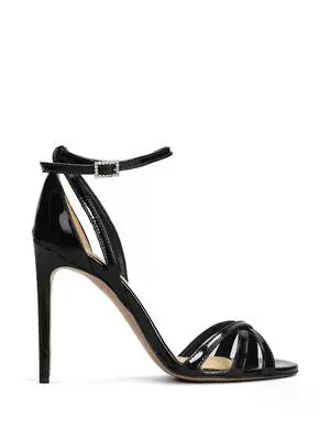 FRATELLI RUSSO Tesa Crossover-strap Heeled Sandals - Black