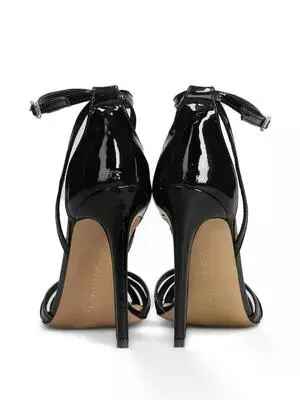 FRATELLI RUSSO Tesa Crossover-strap Heeled Sandals - Black