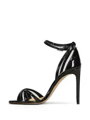 FRATELLI RUSSO Tesa Crossover-strap Heeled Sandals - Black