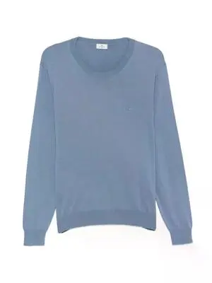 Etro Pegaso-embroidered Sweater - Blue