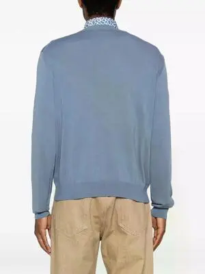 Etro Pegaso-embroidered Sweater - Blue
