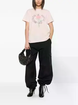 GANNI Graphic-print T-shirt