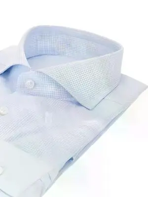 XACUS Micro-check Shirt