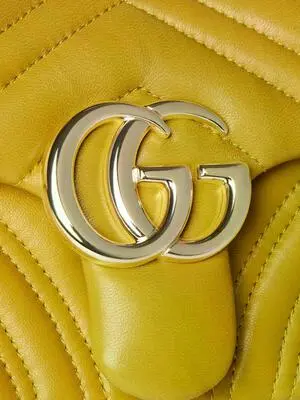 Gucci Gg Marmont Small Chevron-quilted Shoulder Bag