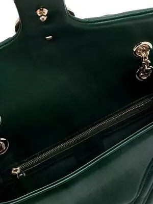 Gucci Gg Marmont Medium Shoulder Bag - Green