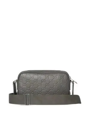 Gucci Gg Leather Shoulder Bag