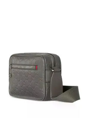 Gucci Gg Leather Shoulder Bag