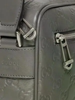 Gucci Gg Leather Shoulder Bag