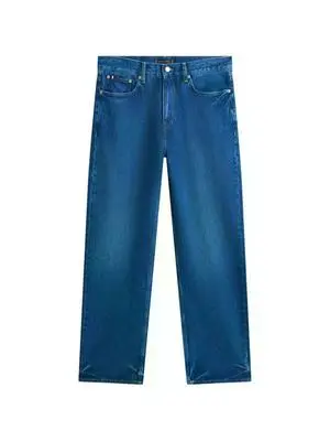 Tommy Hilfiger Logo-patch Straight-leg Jeans