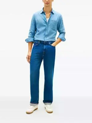 Tommy Hilfiger Logo-patch Straight-leg Jeans