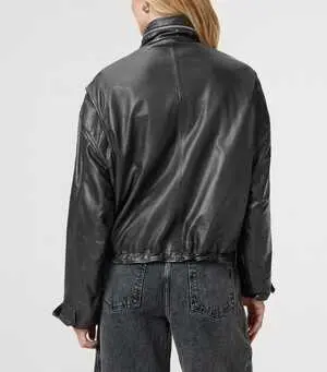 ALLSAINTS Clay Leather Jacket - Black