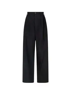 UMA WANG Pleated Wide Leg Trousers