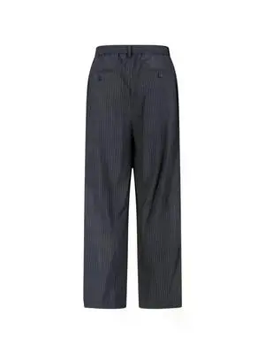 DUNST Pinstriped Drawstring Trousers