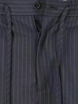 DUNST Pinstriped Drawstring Trousers