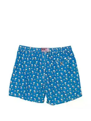 MC2 SAINT BARTH X Peanuts Drawstring Swim Shorts - Blue