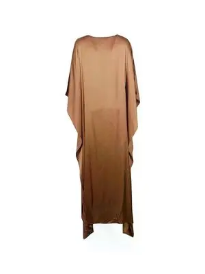 SA SU PHI Marta Maxi Dress - Brown