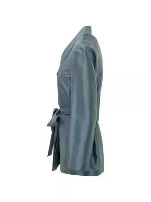Max Mara Belted Silk Blazer