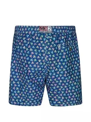 MC2 SAINT BARTH Octopus-print Swim Shorts - Blue