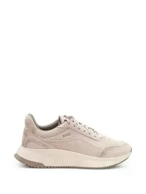 BOSS Panelled Suede Sneakers